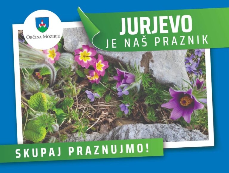 Program praznovanja za občinski praznik - Jurjevo 2023 - Občina Mozirje